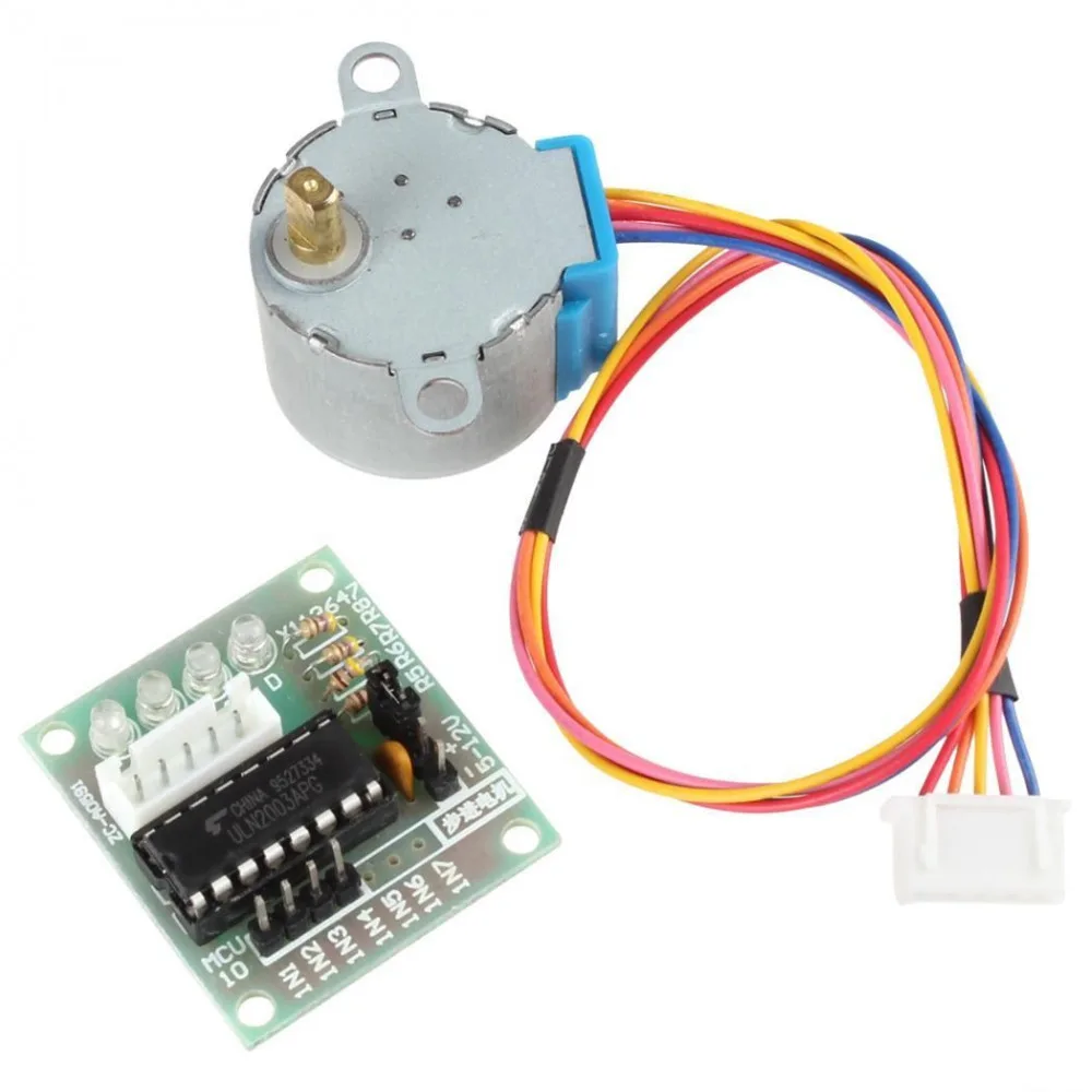 5V Stepper Motor With Drive Test Module Board ULN2003 For Arduino 5 ...