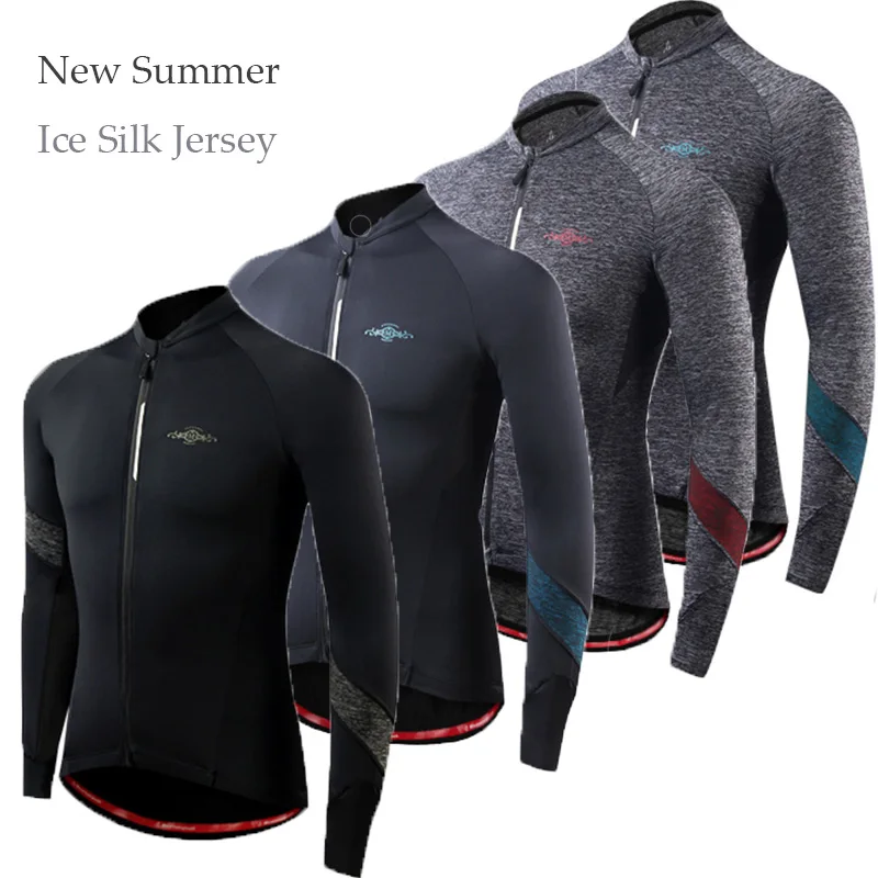 여름 얼음 우유 직물 에어로 자전거 저지 울트라 얇은 자전거 유니폼 안티 자외선 도로 트랙 Mtb 레이스 컷 사이클링 저지 남자 빠른 건조사이클링 저지 Aliexpress
