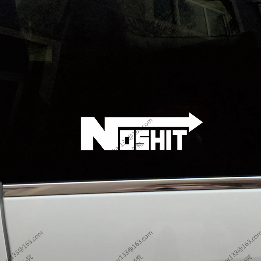 Noshit Nos Funny Car Truck Decal Bumper Sticker Windows Vinyl Die cut ...