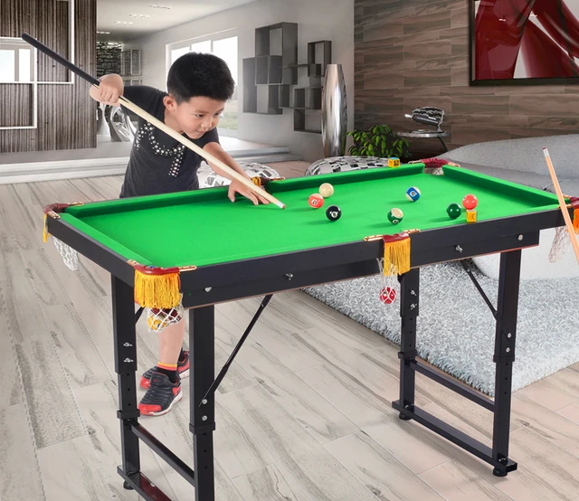 Children's mini billiard table pool table 1.2m folded snooker billiard ...