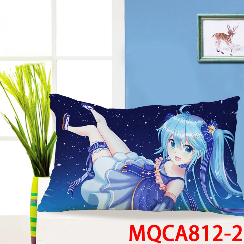Japanese Anime Hatsune Miku Rectangle Pillow Case Hugging Body Pillowcase Decorative Pillow