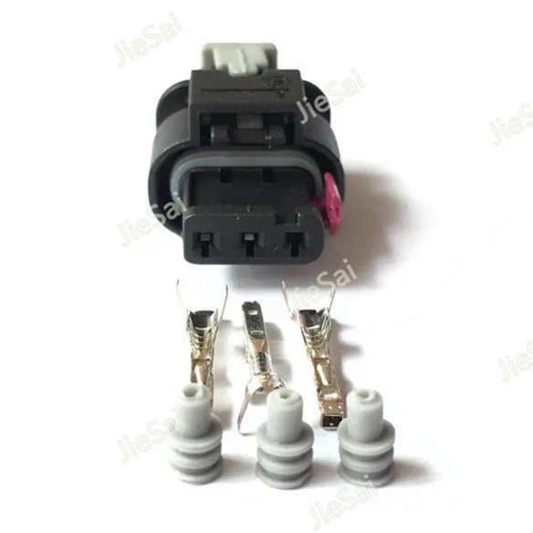 Tyco AMP 3 Pin Waterproof Auto Wire Connector 1718653-1 / 4F0 973 703A ...