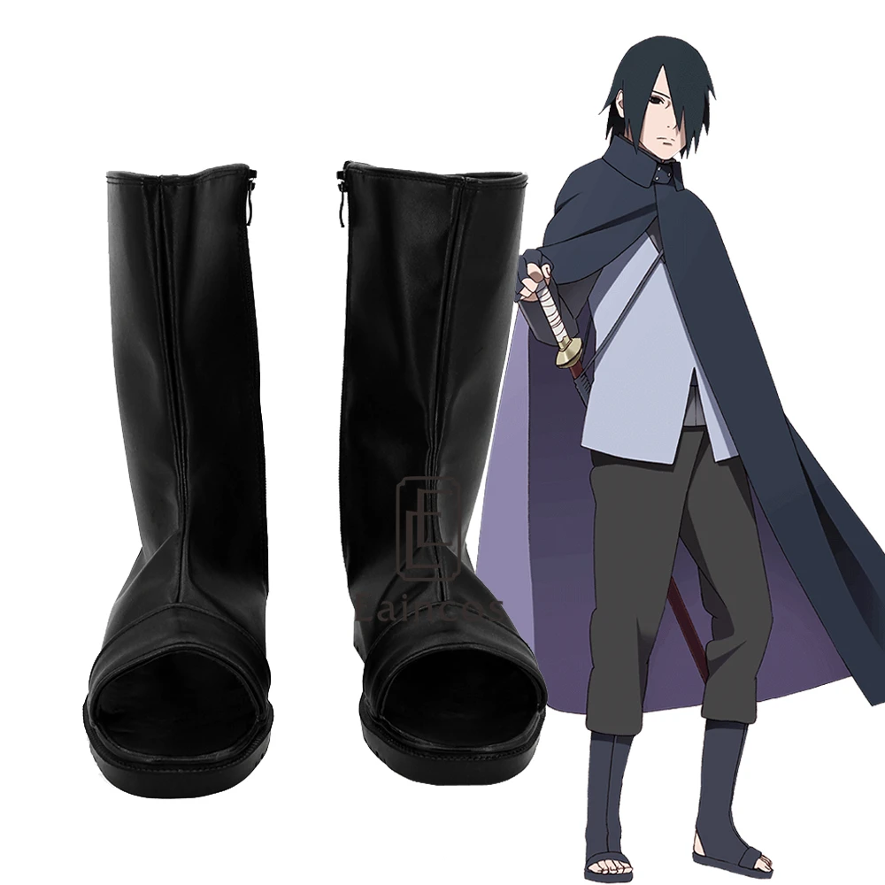 Anime Boruto Naruto The Movie Uchiha Sasuke Shoes Cosplay Halloween ...