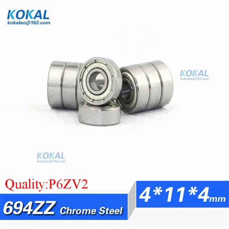[c694zz-p6] Free Shipping 10pcs Chrome Steel P6 High Quality W619/4-2z ...