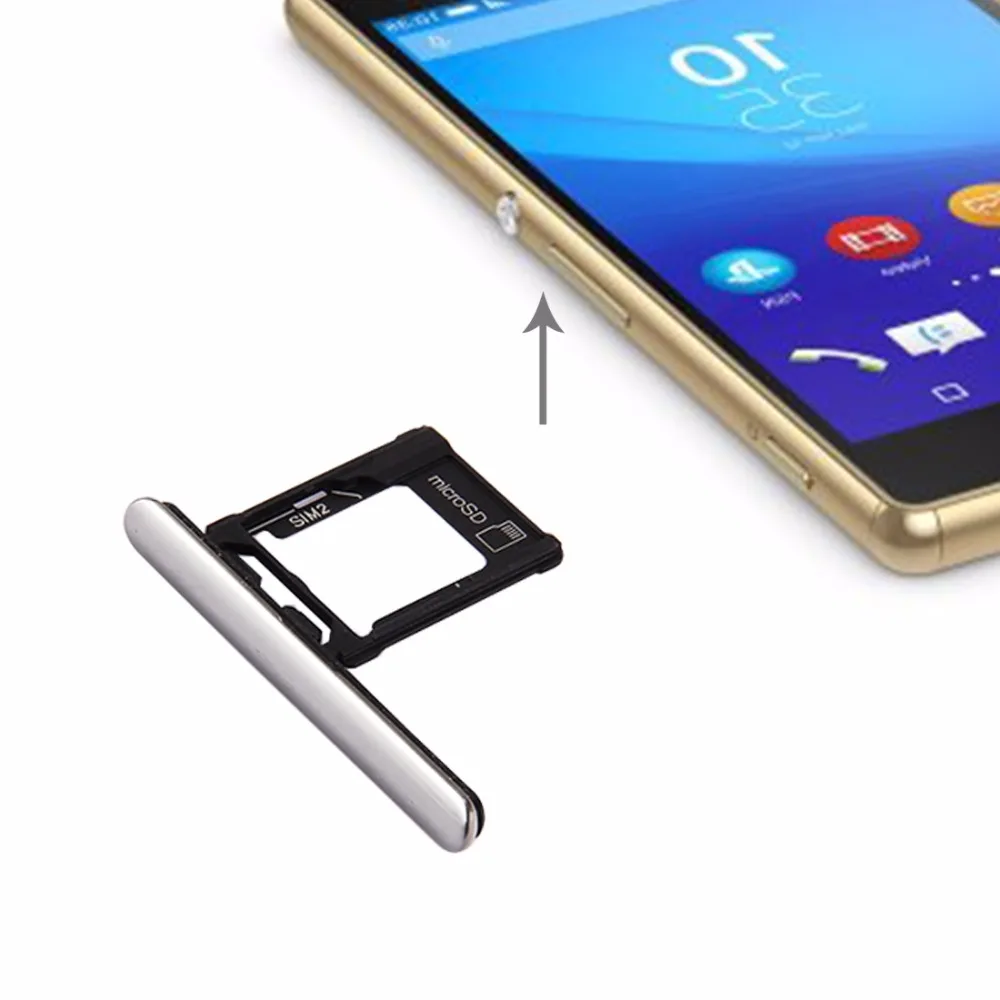 Micro SD / SIM Card Tray + Card Slot Port Dust Plug for Sony Xperia XZ ...