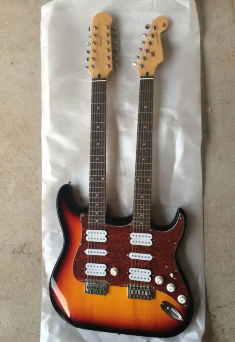 NEW ARRIVAL Double Neck Electric Guitar 12 String Guitar+6 String ...