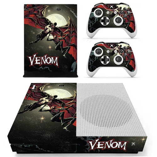The Avengers Spiderman Venom Skin Sticker Decal For Xbox One S Console ...