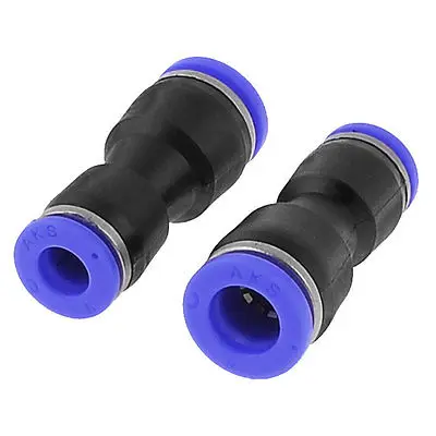 2-x-Air-Pneumatic-6mm-to-8mm-Straight-Push-in-Connectors-Quick-Fittings ...