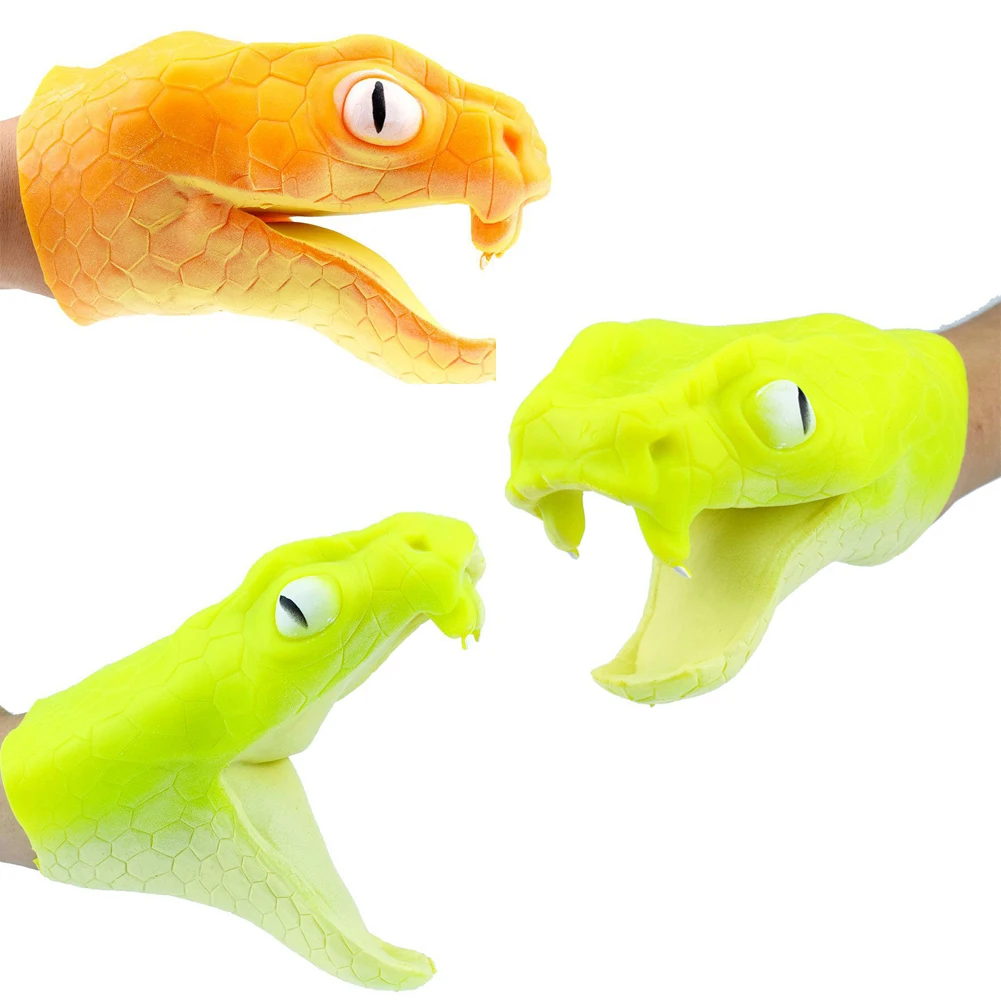 Aliexpress.com : Buy Plastic Viper Hand Puppets Toy Snake Story Props ...