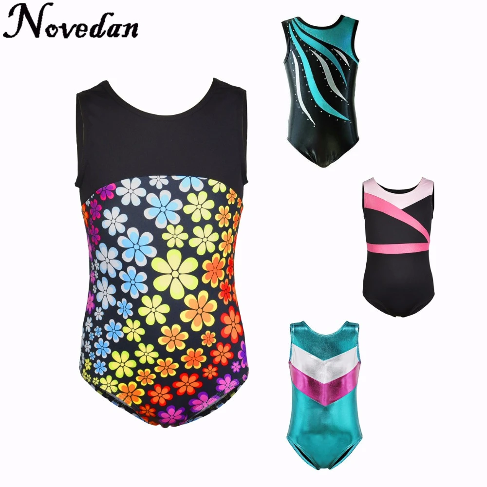 Rhythmic Gymnastics Leotards For Girls Kids Ballet Dance Leotards Dress ...