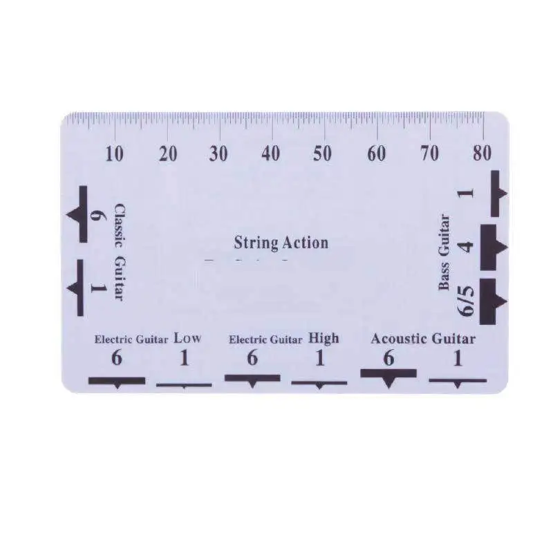 BulkPrice Shop Guitar String Action Pitch Ruler Measuring Tool Bass ...