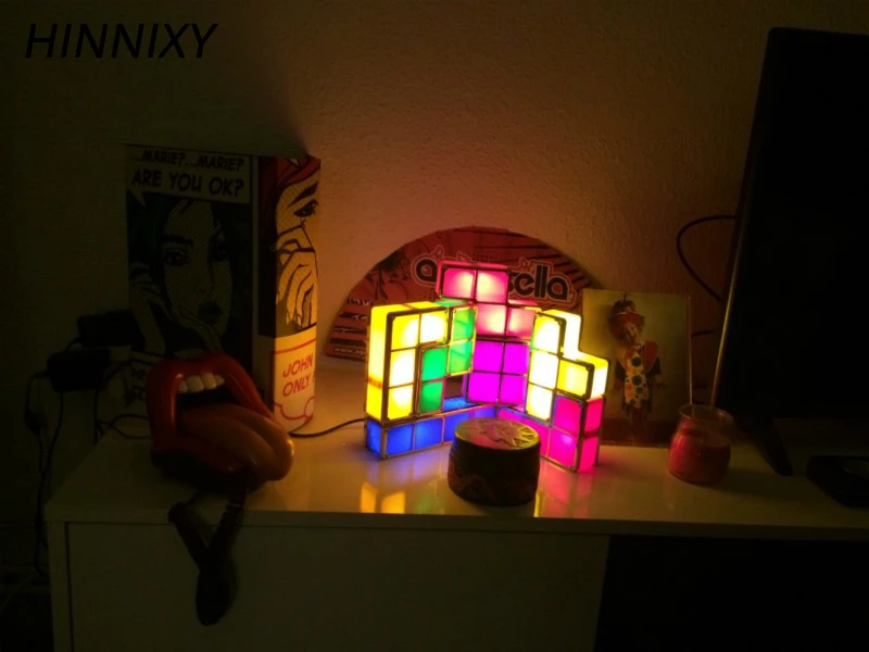 Stackable Rainbow Brick Puzzle LED Lights - Queerks™