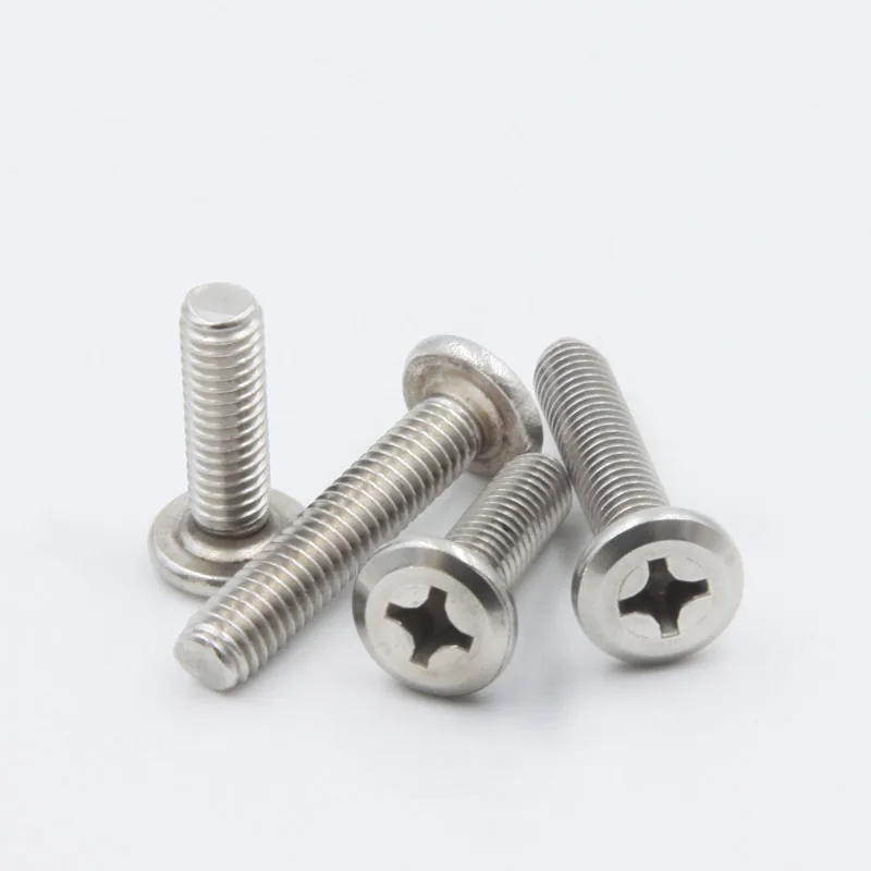 10PCS M6*12/16/20/25..110 304 Stainless Steel Oblique Head Flattened ...