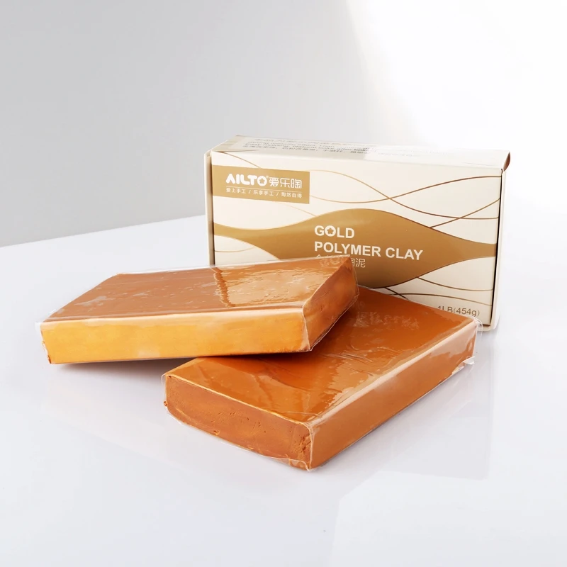 AILTO 454g professional soft clay polymer clay color clay,gold soft ...