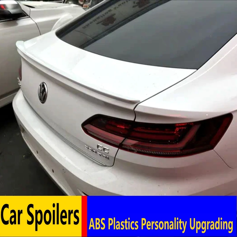 For 2018 2019 Volkswagen CC Spoiler High Quality ABS Material Car Rear ...