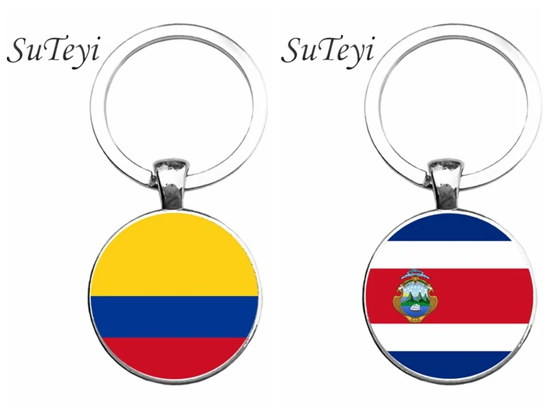 Key Ring Accessories | Packet Keychain Flag | Key Chain | Cabochon ...