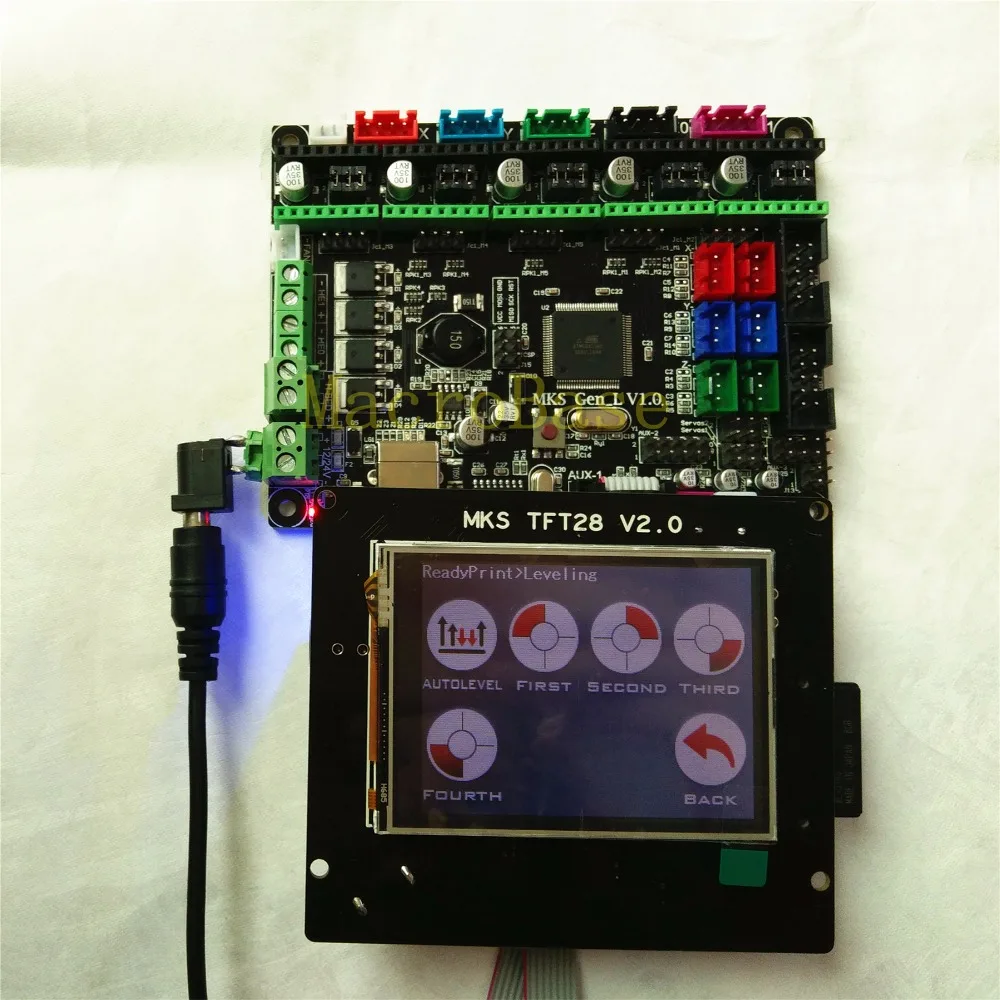 MKS GEN L V1.0 +MKS TFT28 LCD minipanel touching display cheap 3D print ...