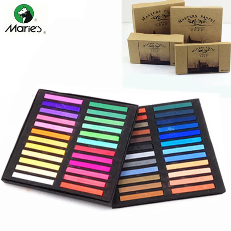 24/36 Colors Set Solid Watercolor Color Paint Box Watercolor School ...