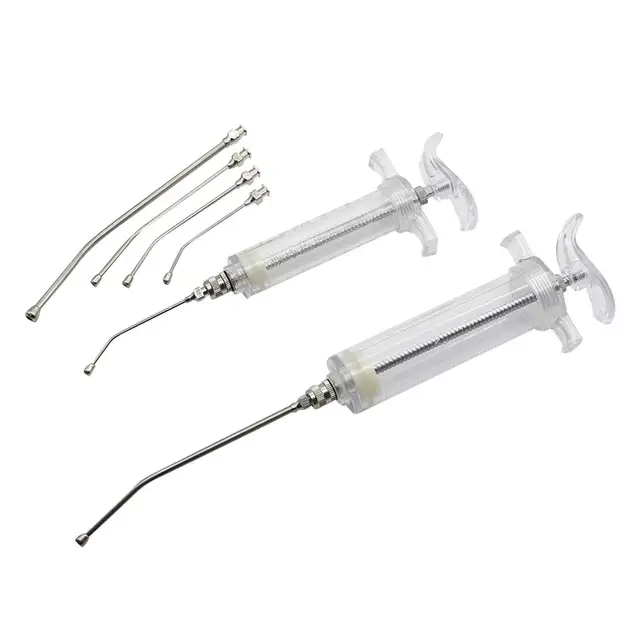 Manual Feeding Rearing Gavage Crop Needle Curved Medication Tube Cage ...