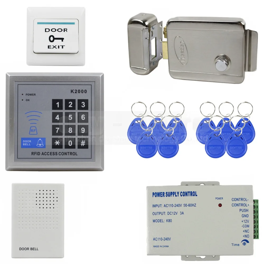DIY Access Controller 125KHz Rfid Keypad Access Control System Kit ...