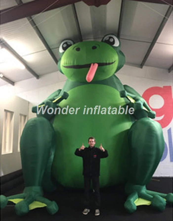 2018 New arrival outdoor giant inflatable frog balloon frog mascot for ...