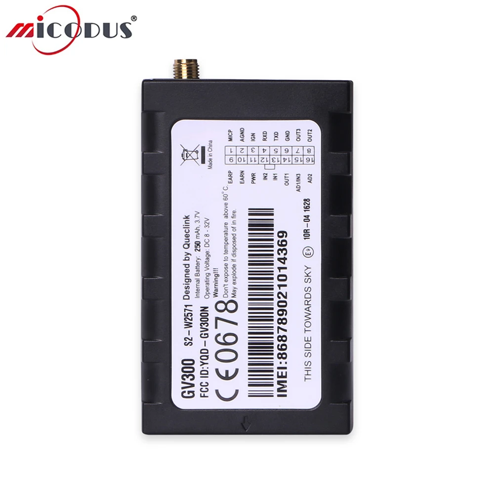 Advanced Car Tracker Gv300 Queclink Vehicle Gps Tracking Locator 90 ...