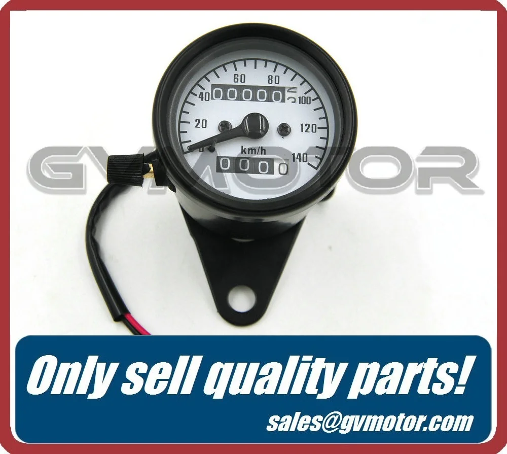 Vintage Black LED CAFE RACER BOXER TWIN BOBBER TRACKER Motorcycle ...