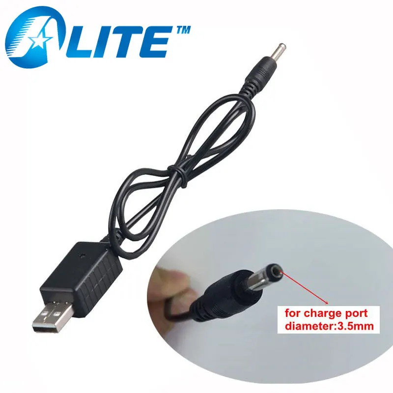 TMWT USB de 3,5mm cable de DC 5 V para linterna o faro de carga del ...