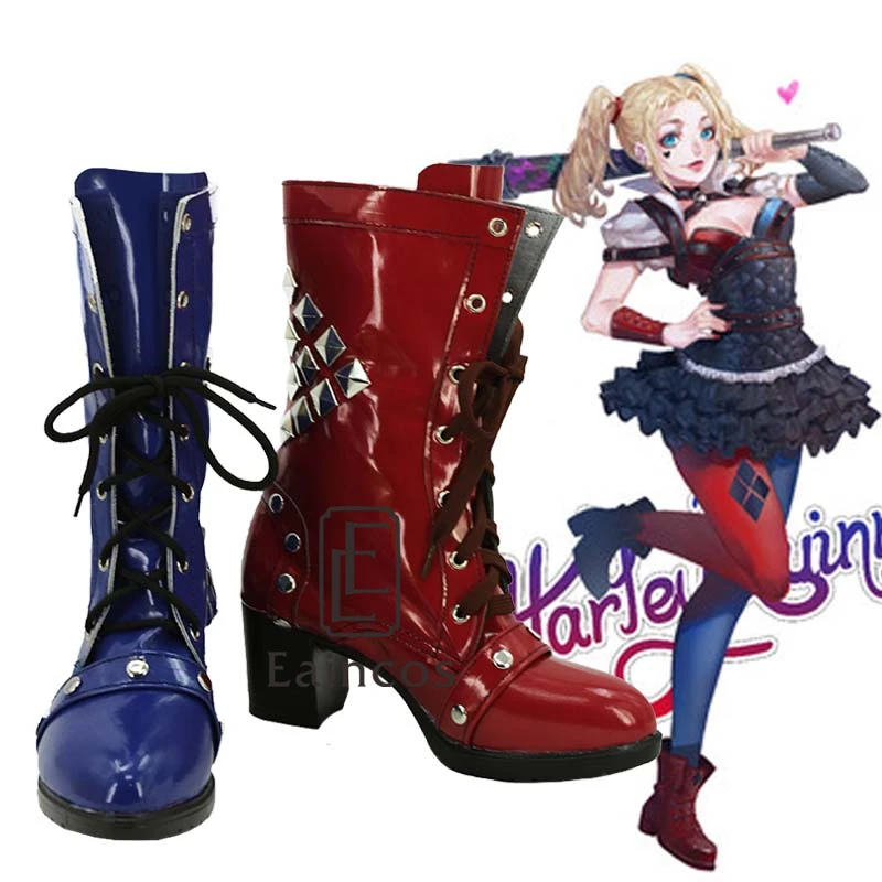Botas de Batman Arkham Knight, Harley Quinn, Cosplay, fiesta de ...