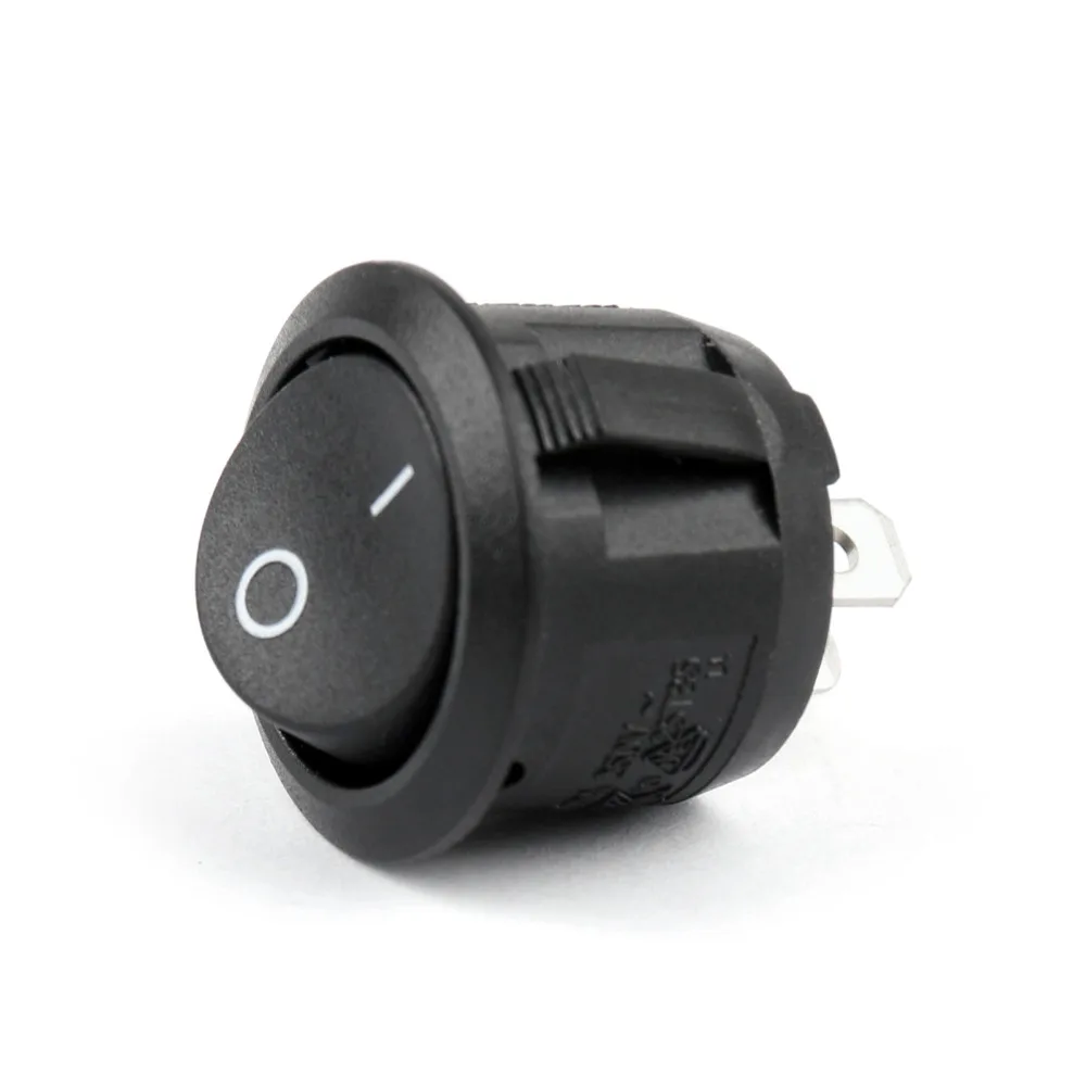 Areyourshop Rocker Switch R13-112A Kerek Hajó Kapcsoló Spst 2Pin On-Off ...
