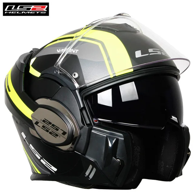 Ls2 180 Degree Flip front Modular Design Valiant Ff399 Motorcycle ...