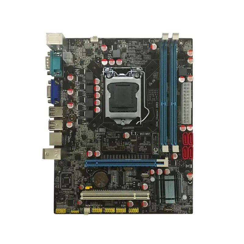 Placa base LGA 1156 H55 PCI Express DDR3 placa base compatible para la ...