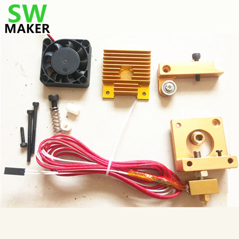 SWMAKER Prusa extrusora i3 MK8, kit de extrusión hotend, piezas, bloque ...
