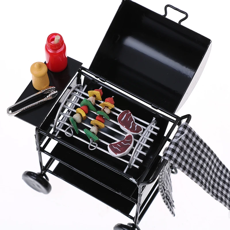 Dolls & Miniatures Art & Collectibles Dollhouse Miniature BBQ Grill I ...