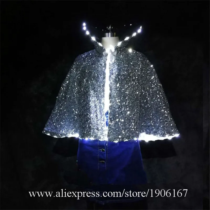 New-Arrival-White-Light-Led-Luminous-Evening-Party-Dress-Cloak-Light-Up ...