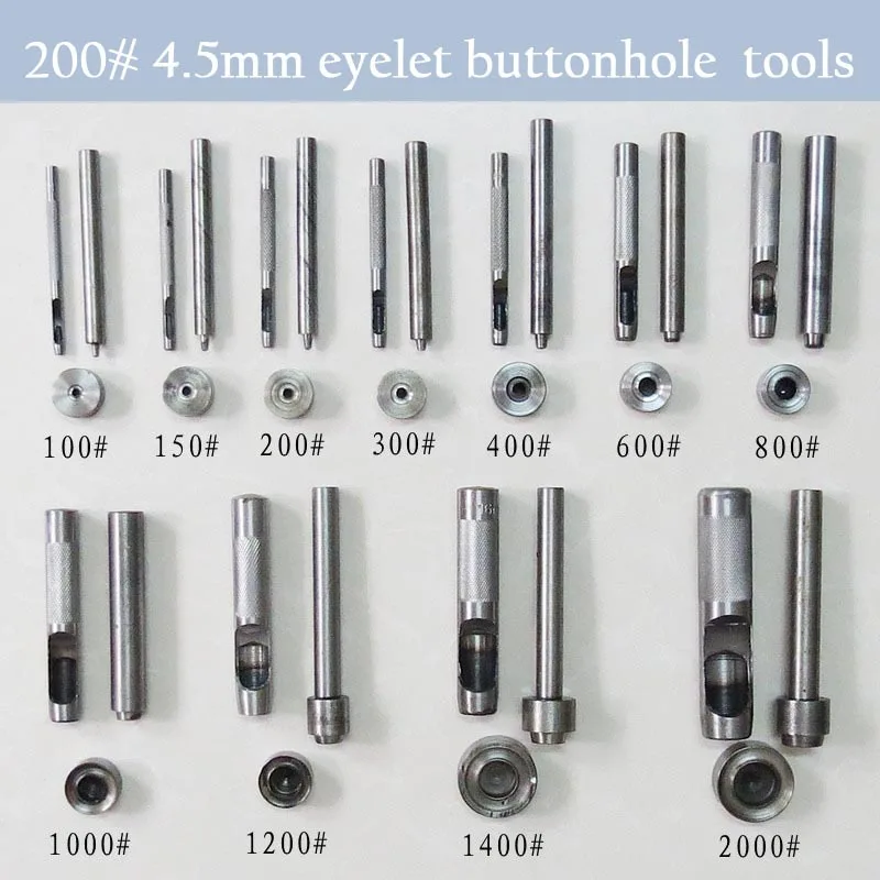 200-4-5-mm-DIY-handmade-carbon-steel-metal-eyelet-buttonhole-tools-for ...