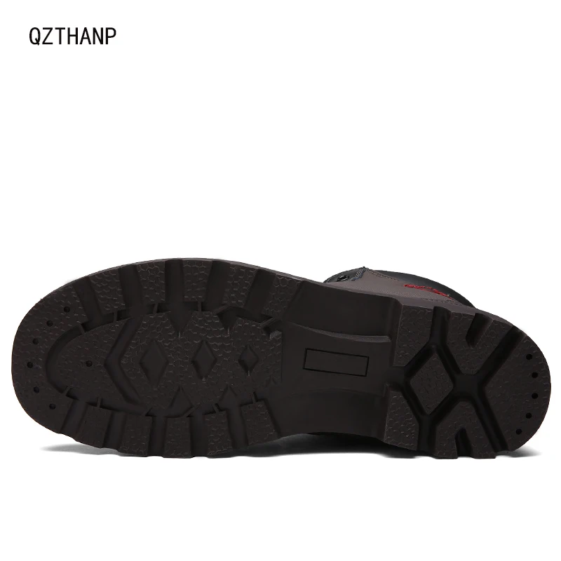 Мужская теплая Повседневная обувь плюс бархатные зимние ботинки мужские ...