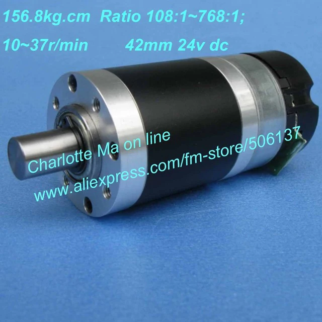 24 V DC Sem Escova da engrenagem servo motor com encoder, ajustável da ...