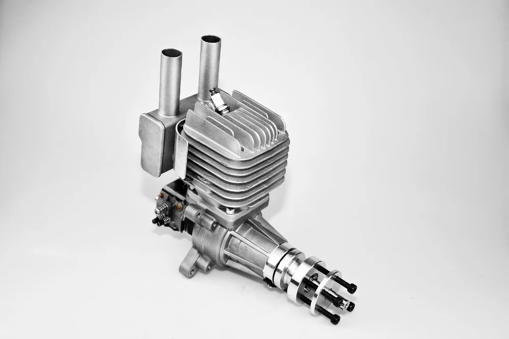 Rcgf 60cc Petrol / Gasoline Engine W/ Rear Exhaust Pipe For Rc Model ...