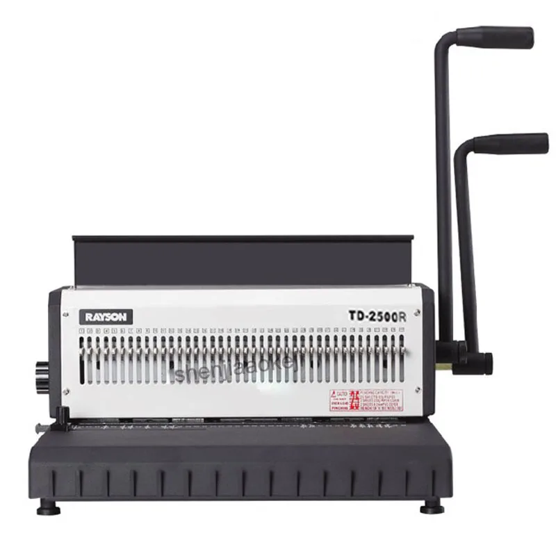 A4 Paper Manual Wire Binding Machine Td-2500r (round ) Iron Ring ...