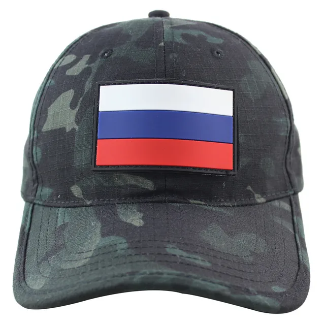 Men Russia Flag Cap US Army Baseball Caps Camouflage Hats Adjustable ...