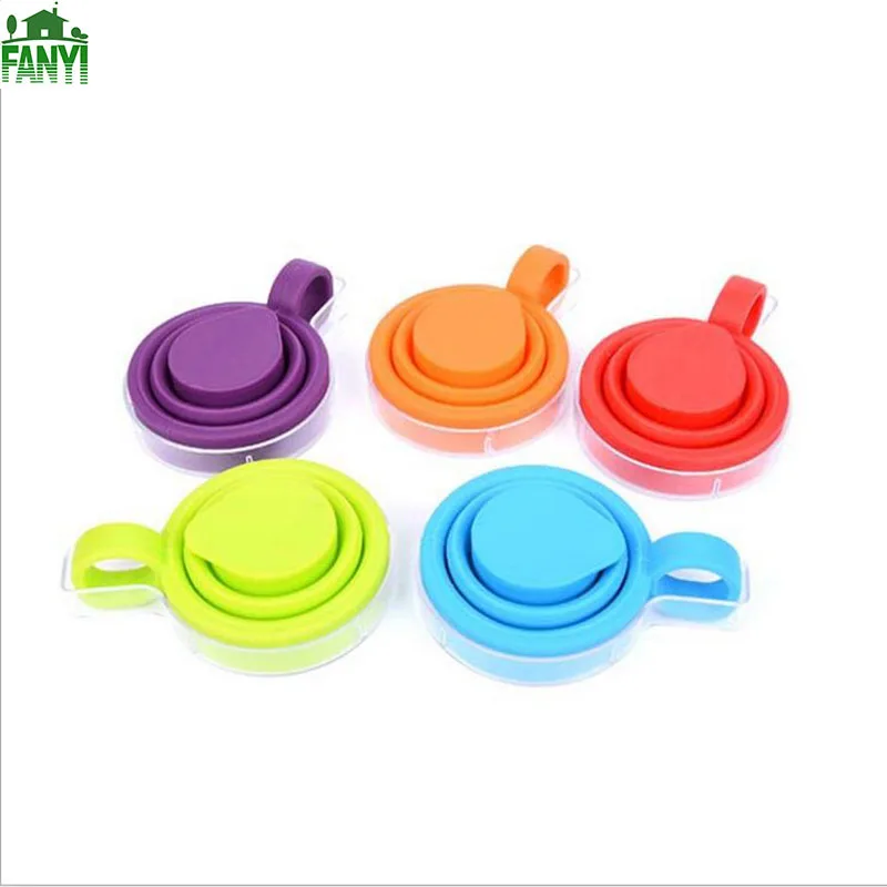 FANYI Creative Foldable Tea Cup Food grade Silicone Travelling Cups ...