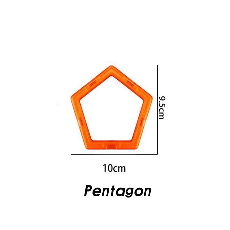 แม่เหล็ก Constructor Pentagon กราฟิกของเล่นเด็ก Enlighten อิฐแม่เหล็ก ...