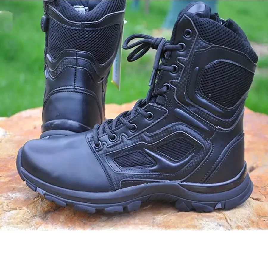 CQB.SWAT Anti slip Army Boots Men Tactical Boots Combat shoes black and ...