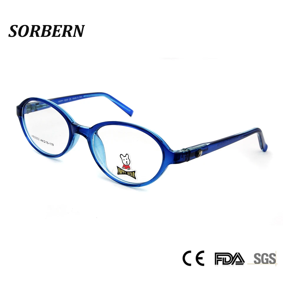 Sorbern TR90 Flexible Children Eyeglasses for Boys Students Spectacles ...