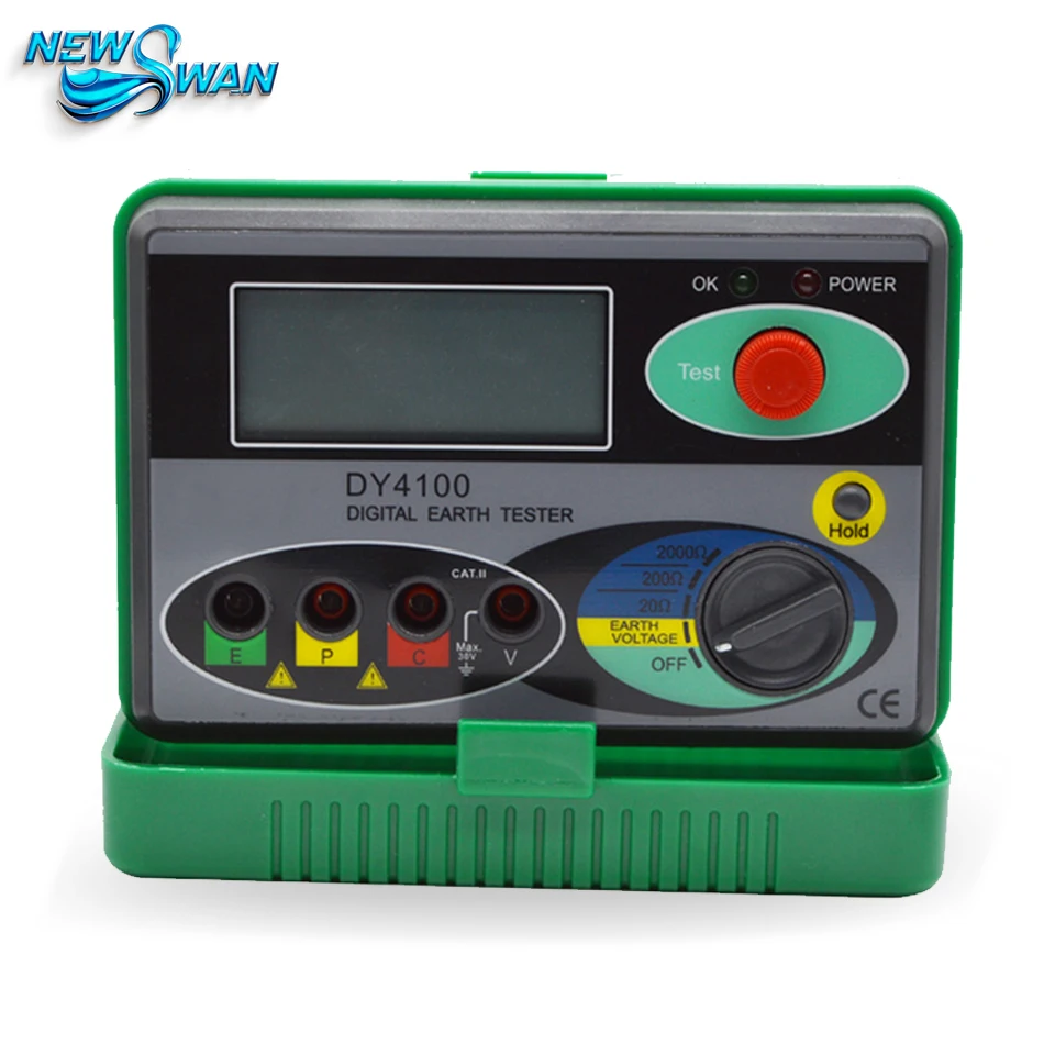 Ground Resistance Tester ETCR2100A+ Digital Clamp Ground Earth ...