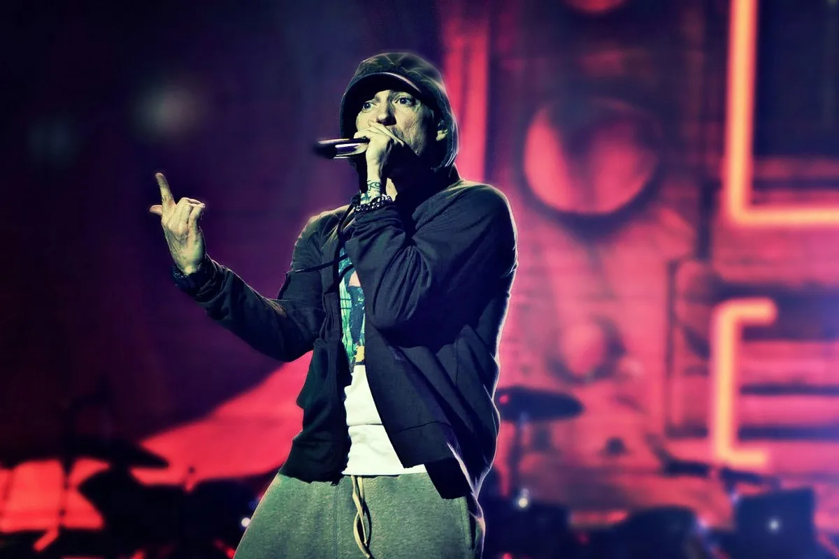 wall art canvas fabric poster custom print Eminem rap rapper hip pop ...