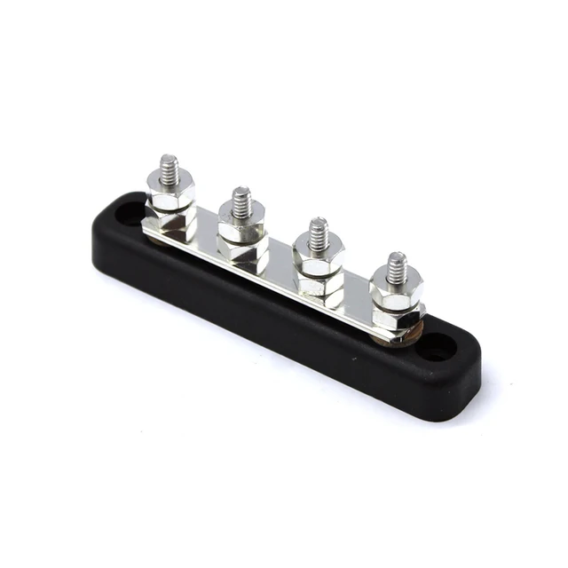 Auto Marine Negative Bus Bar DC 150A 48V DC Power Distribution Bus Bar ...