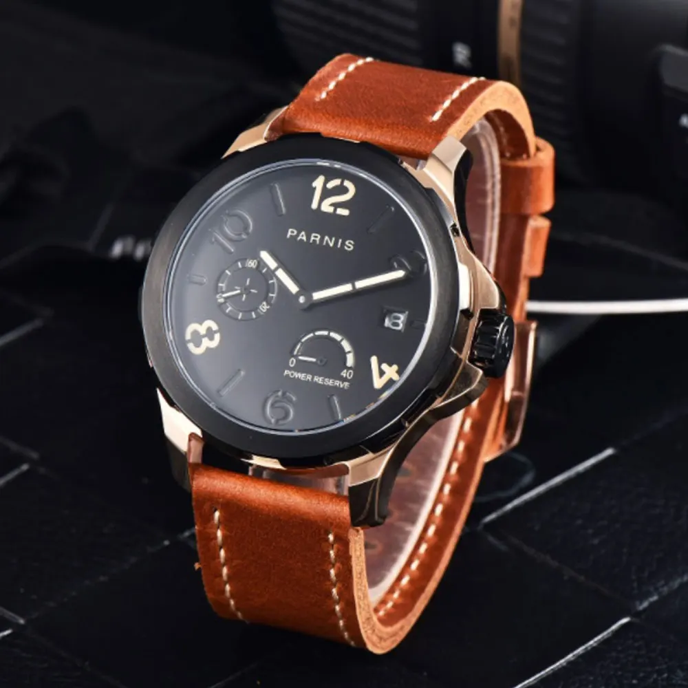 Luxuury 44mm Parnis Top Brand Automatic Men Menchanical Watches ...