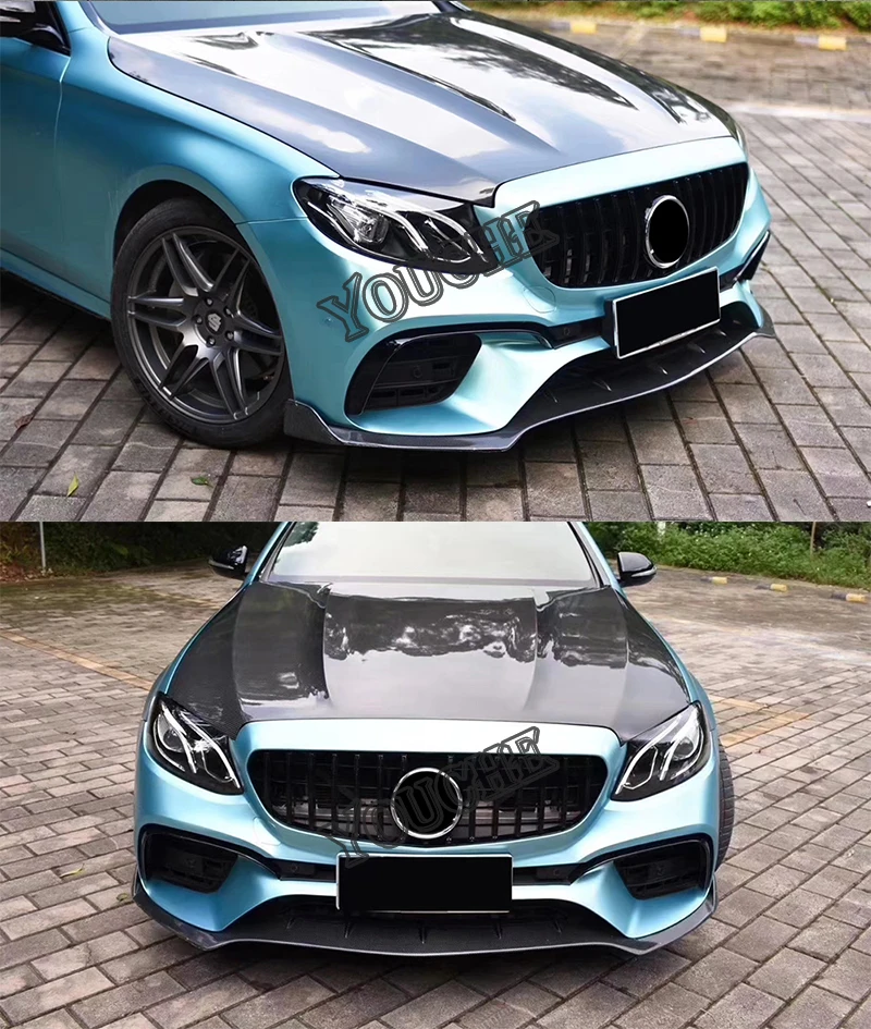 W213 / W238 GT R Style Front Bumper Grills Replacement Grille for Mercedes W213 E Sedan C238 ...